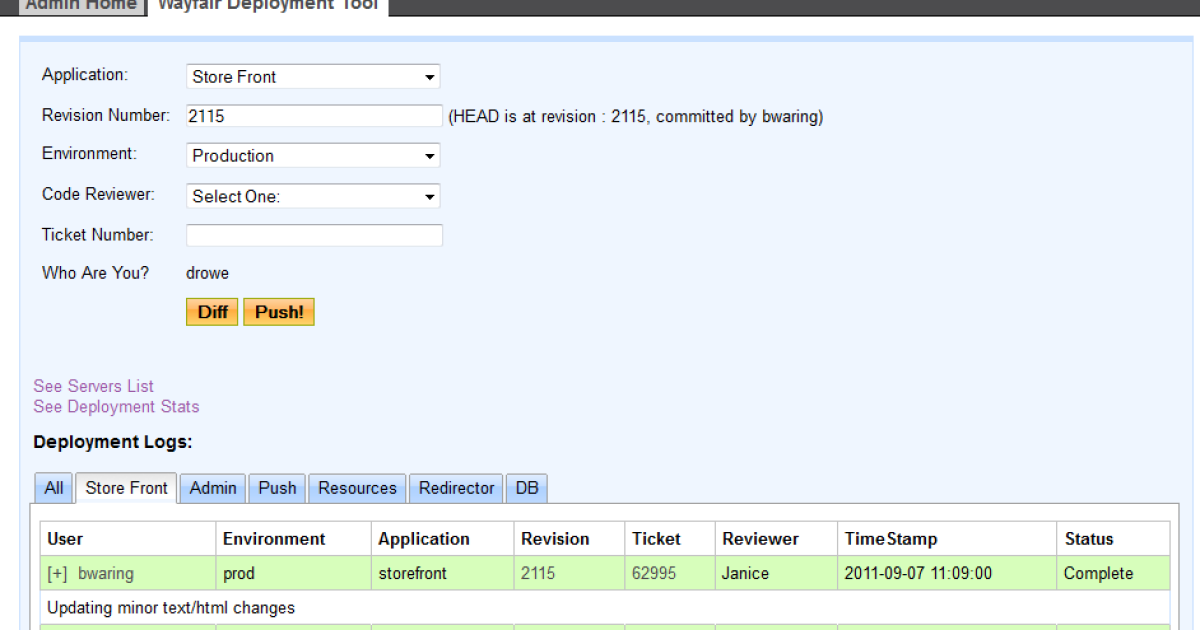 About Wayfair | Wayfair Code Deployment, Part 2