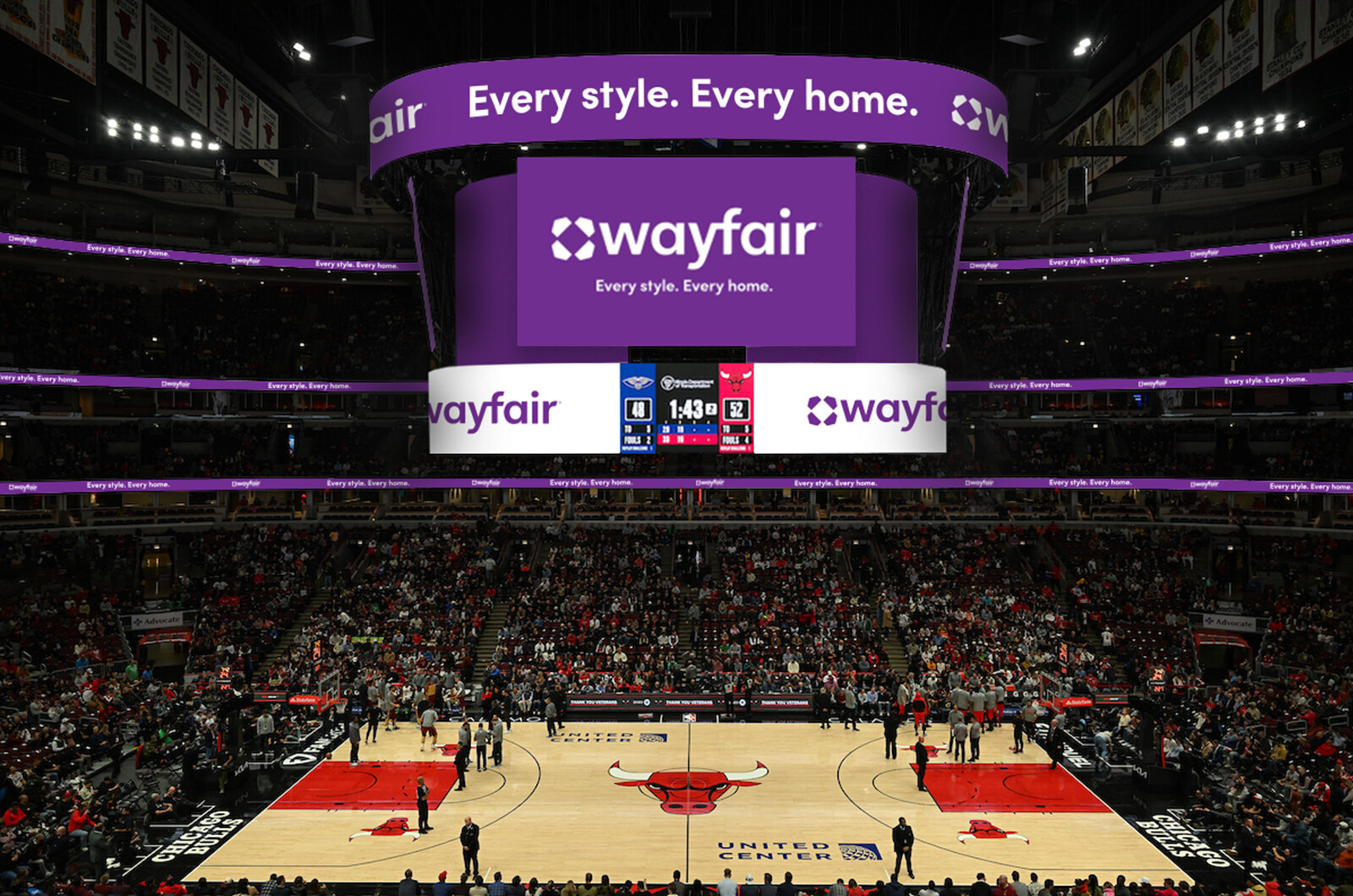 About Wayfair | Wayfair Becomes Official Partner of the Chicago Bulls